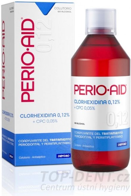 Perio Aid Intensive Care antibakteriální ústní voda CHX 0,12%, 500ml ...