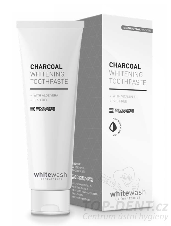 Whitewash Premium Charcoal Whitening bělící zubní pasta, 75ml :: TOP ...