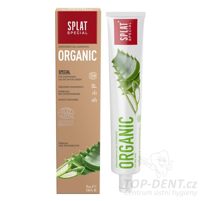 SPLAT Special Organic zubní pasta na posílení skloviny, 75ml :: TOP ...
