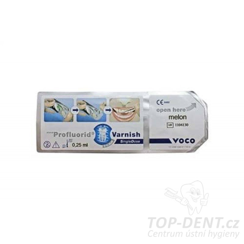 VOCO Profluorid® Varnish 50×0,40ml (meloun) – 5% NaF, 22600 ppm