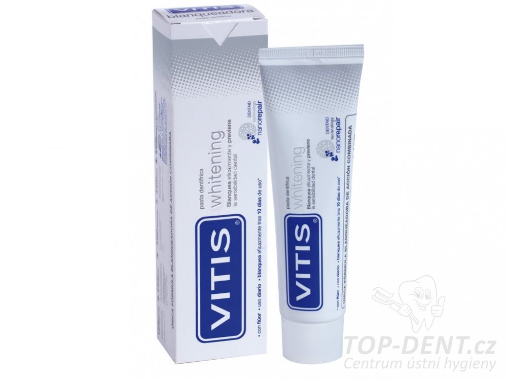 VITIS Whitening bělící zubní pasta, 100ml :: TOP-DENT Vše pro dentální ...