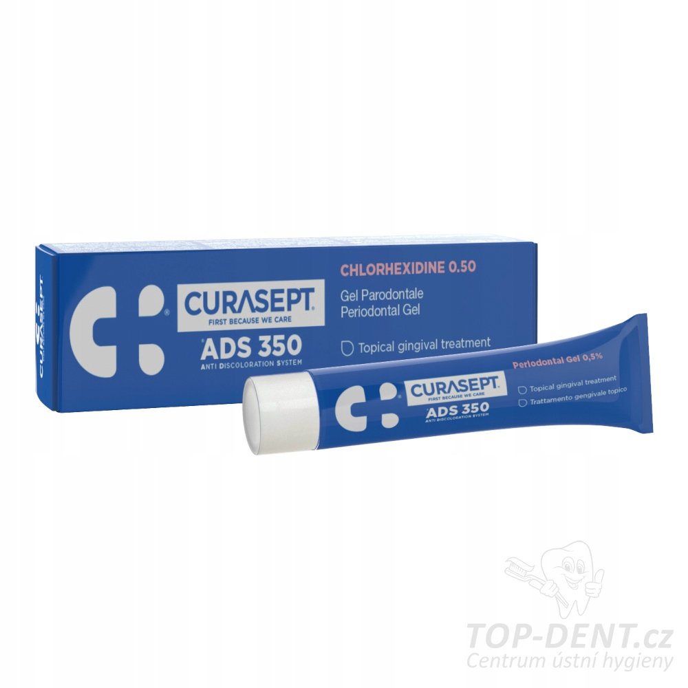 Curasept ADS 350 gel s chlorhexidinem (CHX 0,5%), 30ml :: TOP-DENT Vše ...