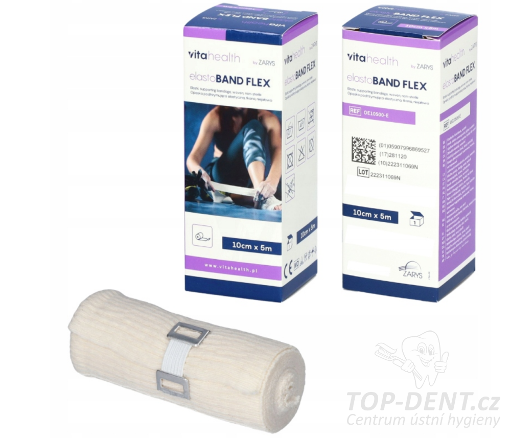 Elastický obvaz elastoBAND FLEX, 10cm x 4m :: TOP-DENT Vše pro dentální ...