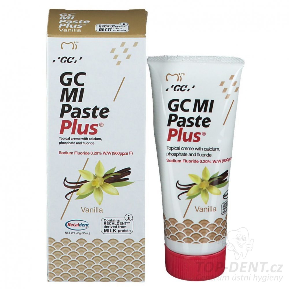 GC MI Paste Plus 40g – fluoridový gel s vápníkem a fosfátem