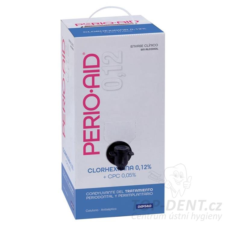 Perio Aid Easy pack antibakteriální ústní voda 0,12%, 5L :: TOP-DENT ...