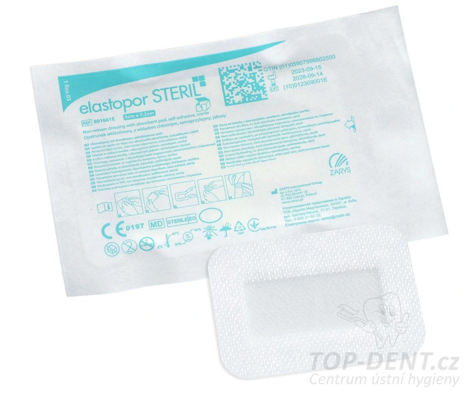 Elastopor STERIL – sterilní netkané krytí s absorpční vložkou | Rychlé ...