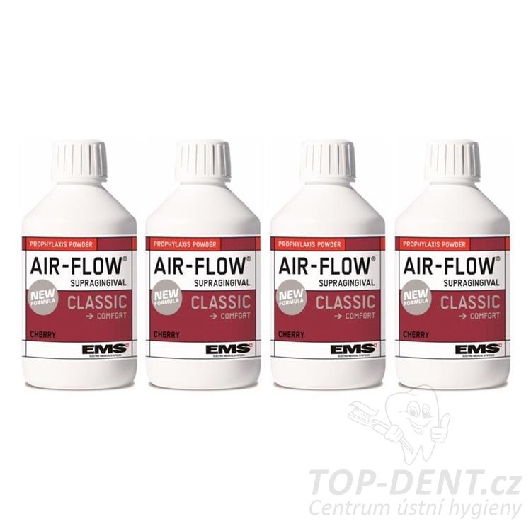 EMS AIR-FLOW® Classic Comfort prášek (třešeň) 4x300g – profylaxe