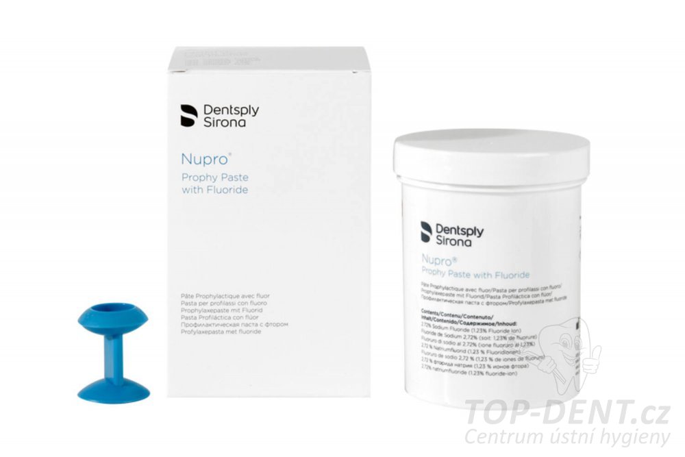 NUPRO® polish střední pasta s fluoridem 340 g — máta