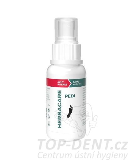 HERBACARE Pedi Akut – bylinný sprej s CHX 0,3% na nohy a nehty